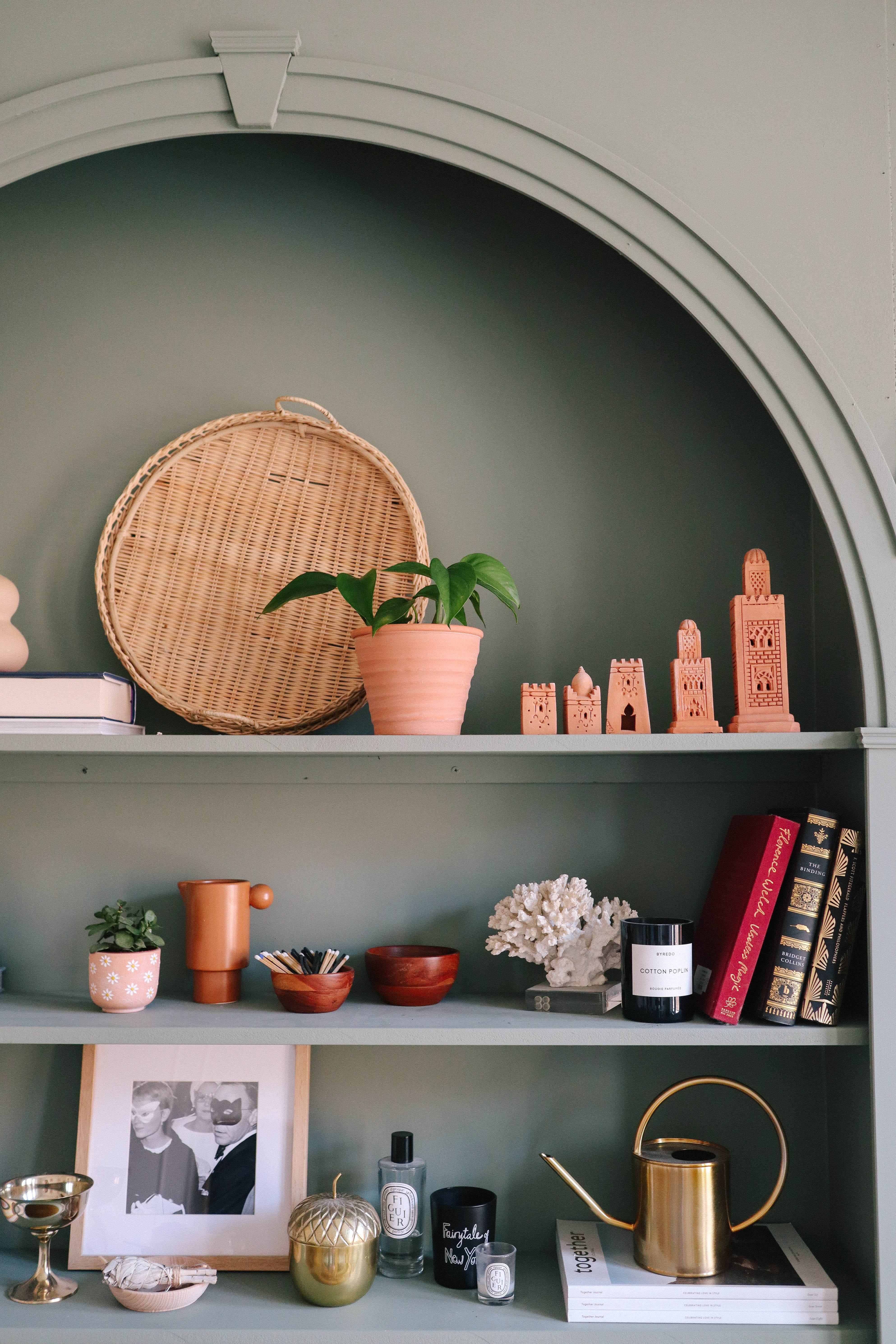Styling Our Arched Shelving. - KATE LA VIE by Kate Spiers
