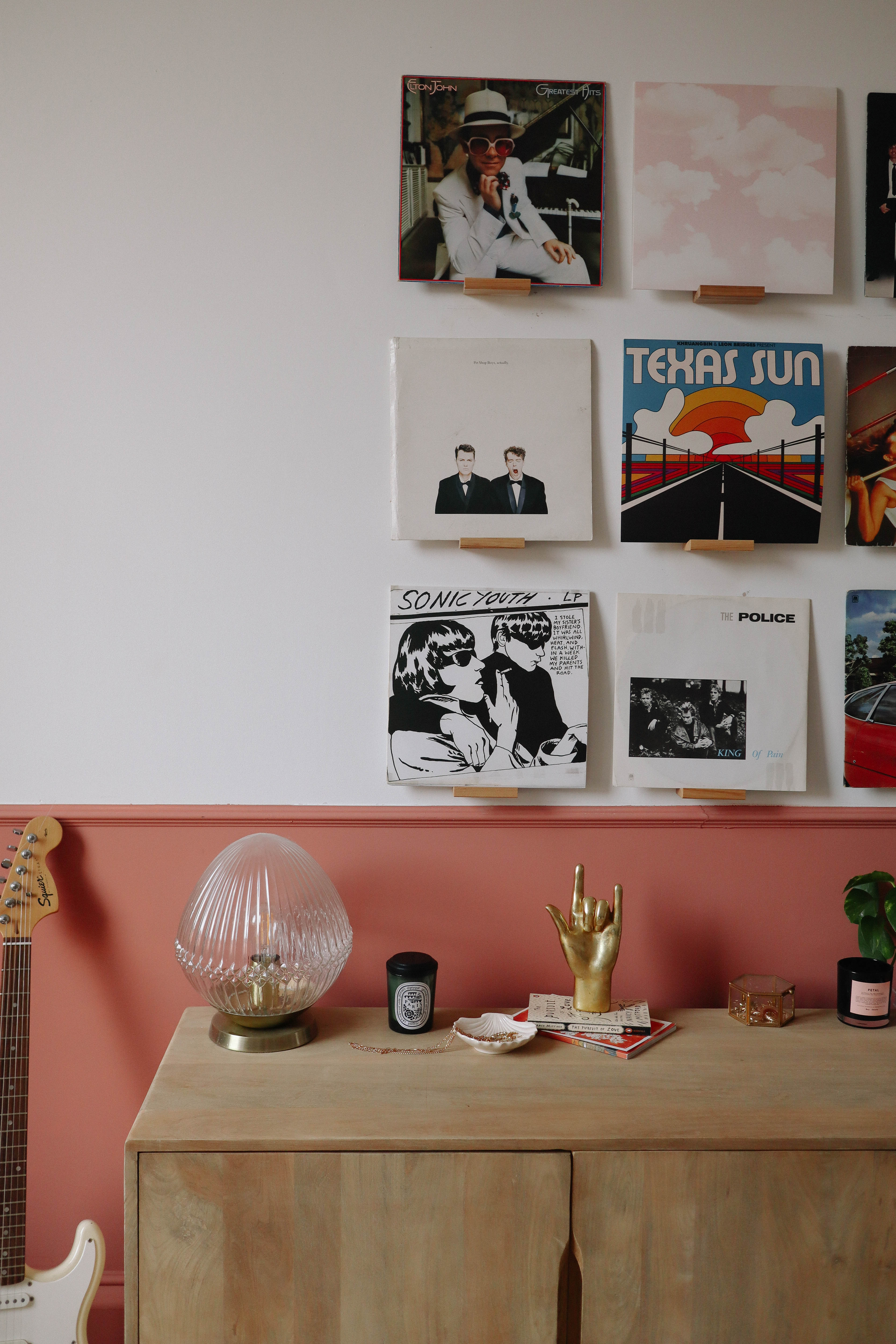Our Vinyl Wall. - KATE LA VIE by Kate Spiers